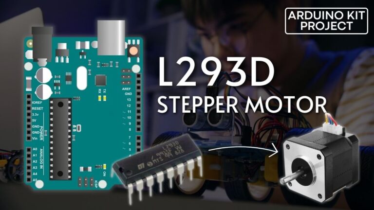 Step By Step Guide L293d Stepper Motor Driver With Arduino Arduinokit Project